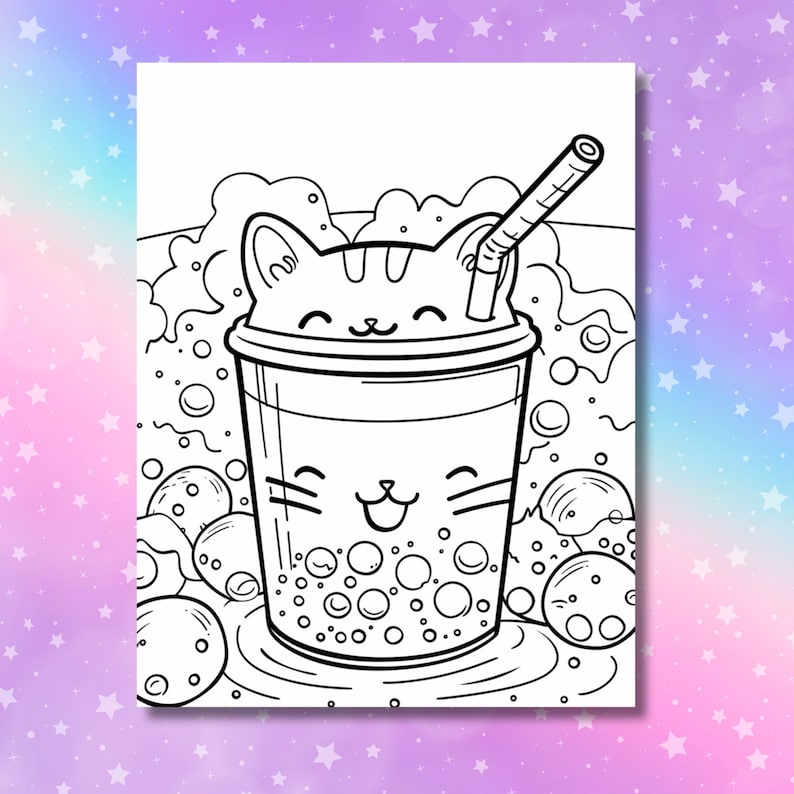 55 Kawaii Coloring Pages | for Kids and Adults | Cute Coloring Pages ...
