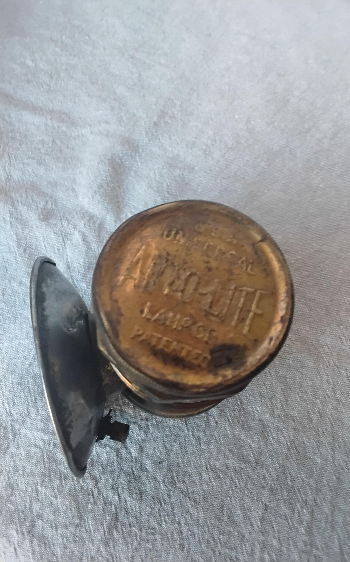 Antique Miners Carbide Headlamp by Auto Lite. Good Collectible ...