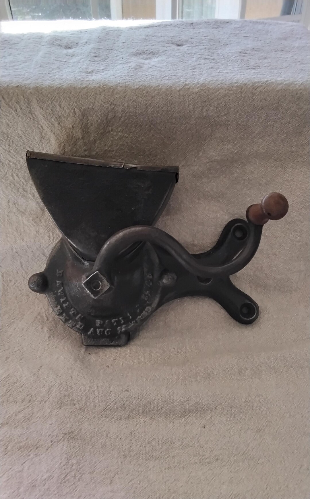 Rare, Antique, Primitive, Collectible Wall Style Cast Iron Coffee ...