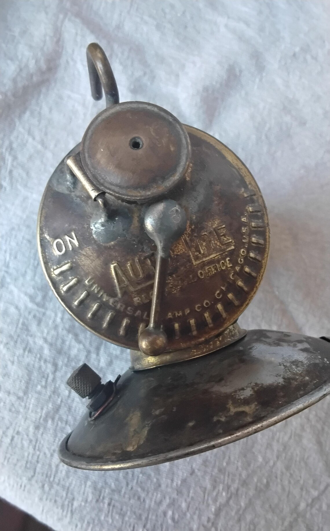 Antique Miners Carbide Headlamp by Auto Lite. Good Collectible ...