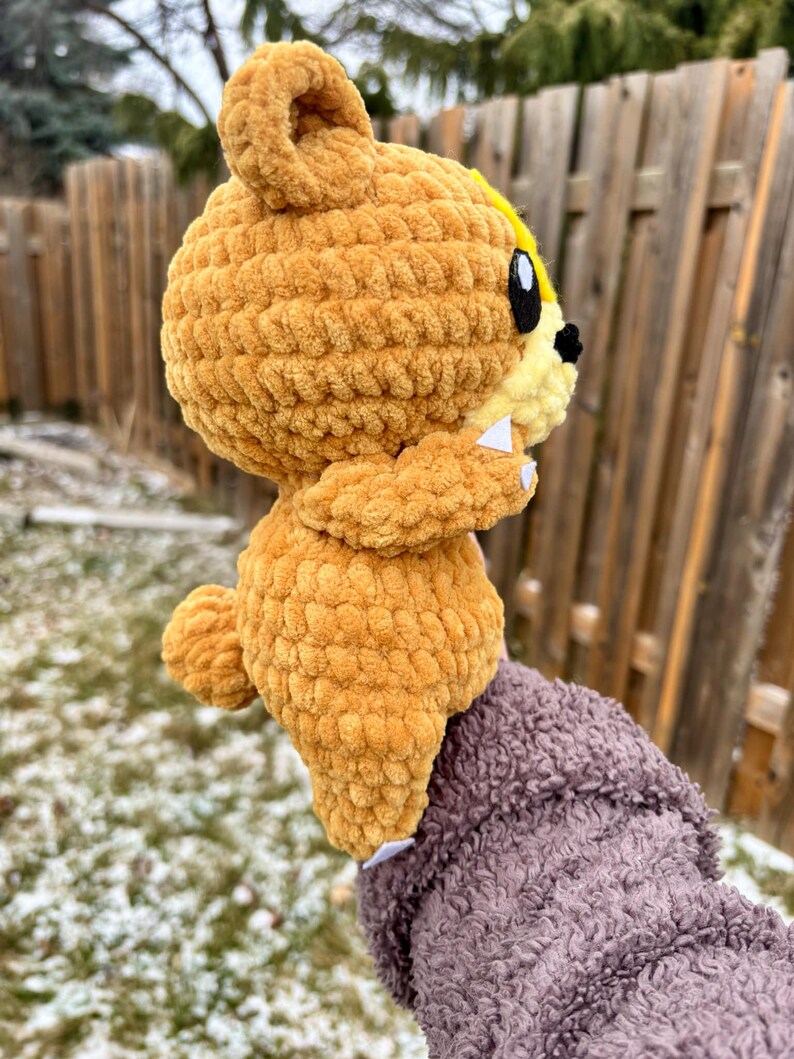 Moon Bear Inspired by Teddiursa Pokemon PDF Crochet Pattern - Etsy