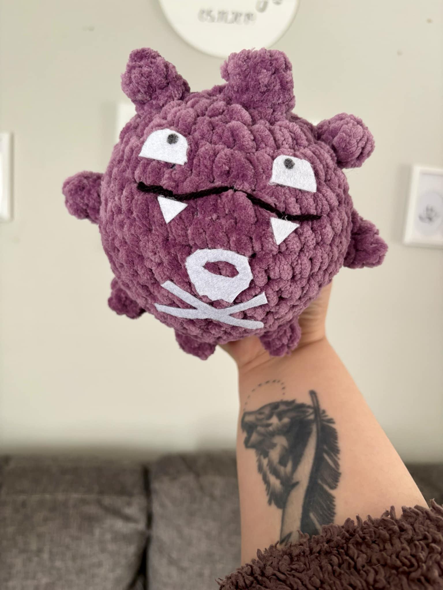 Poison Blob Monster Inspired by Pokemon Koffing PDF Crochet Pattern - Etsy
