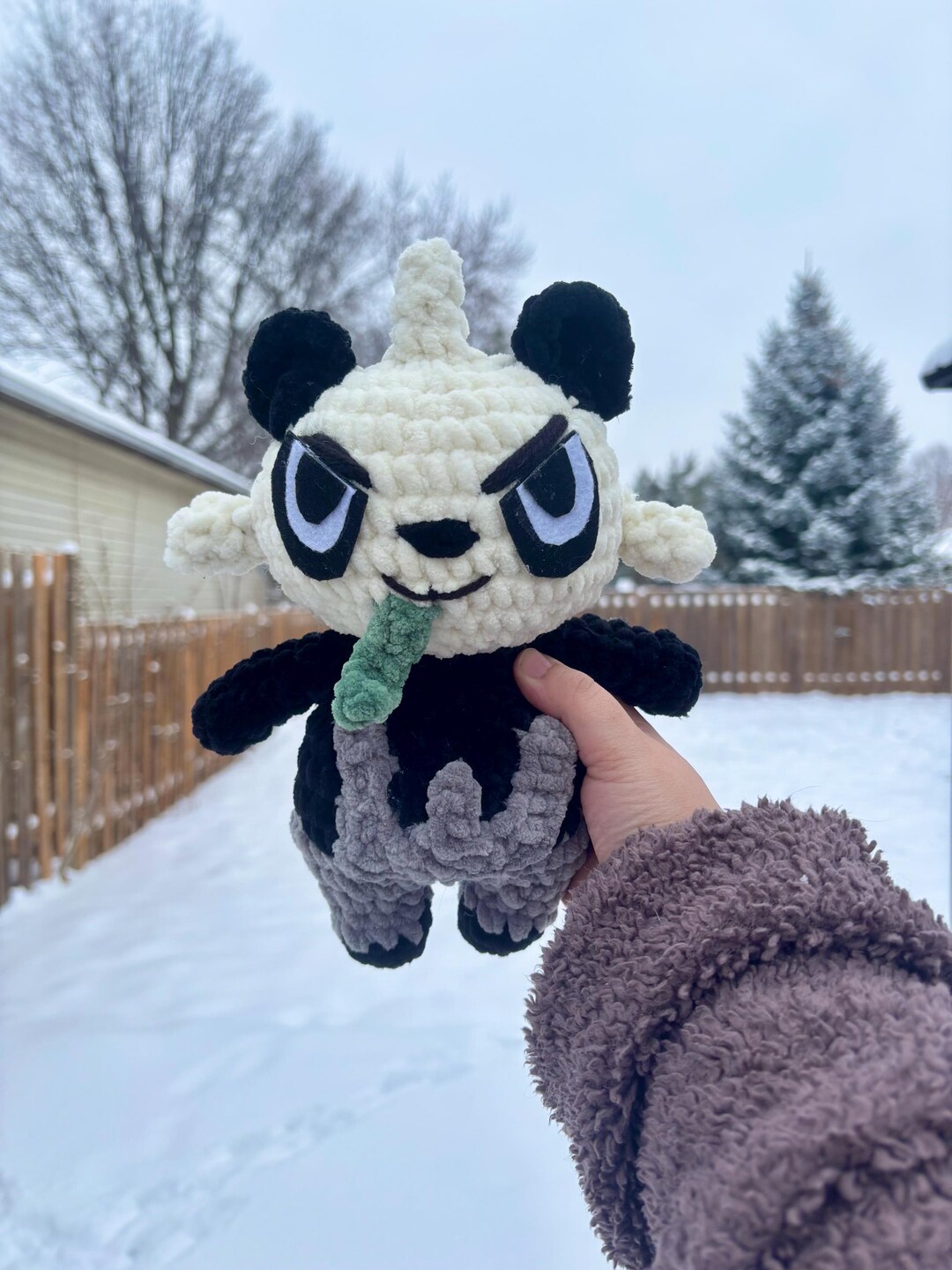 Crochet Pancham Pokemon Plush - Etsy