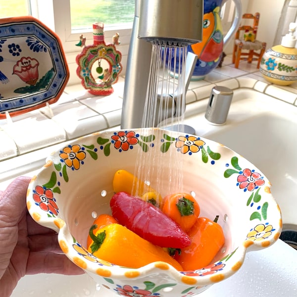 Ceramic Colander - Etsy