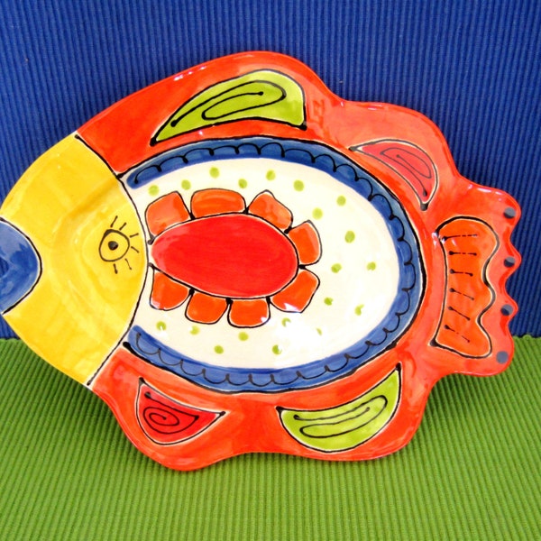 Fish Shaped Plate - Etsy