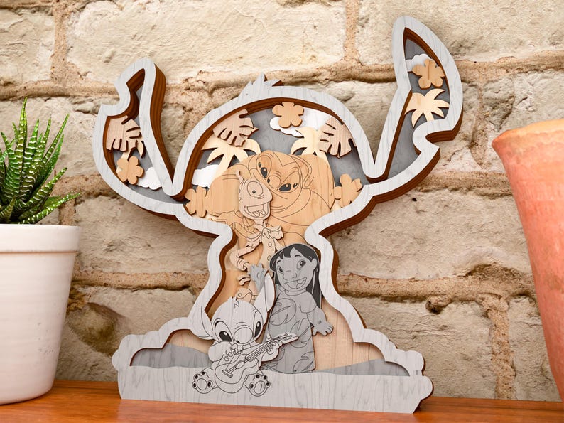 Alien Laser Cut Files - 7 Layer Art Piece for Glowforge Svg - Etsy