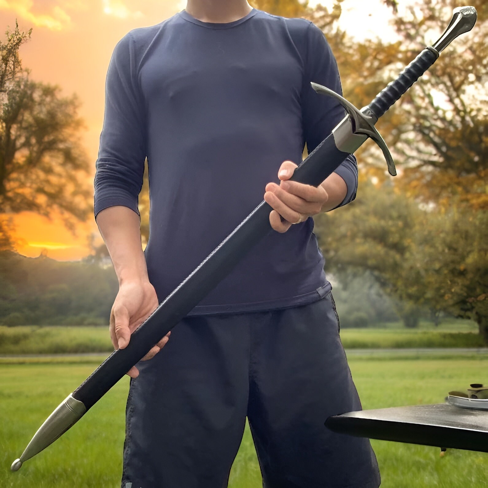 Hand Forged Monogram Sword-custom Sword-personalized Sword-engraved ...