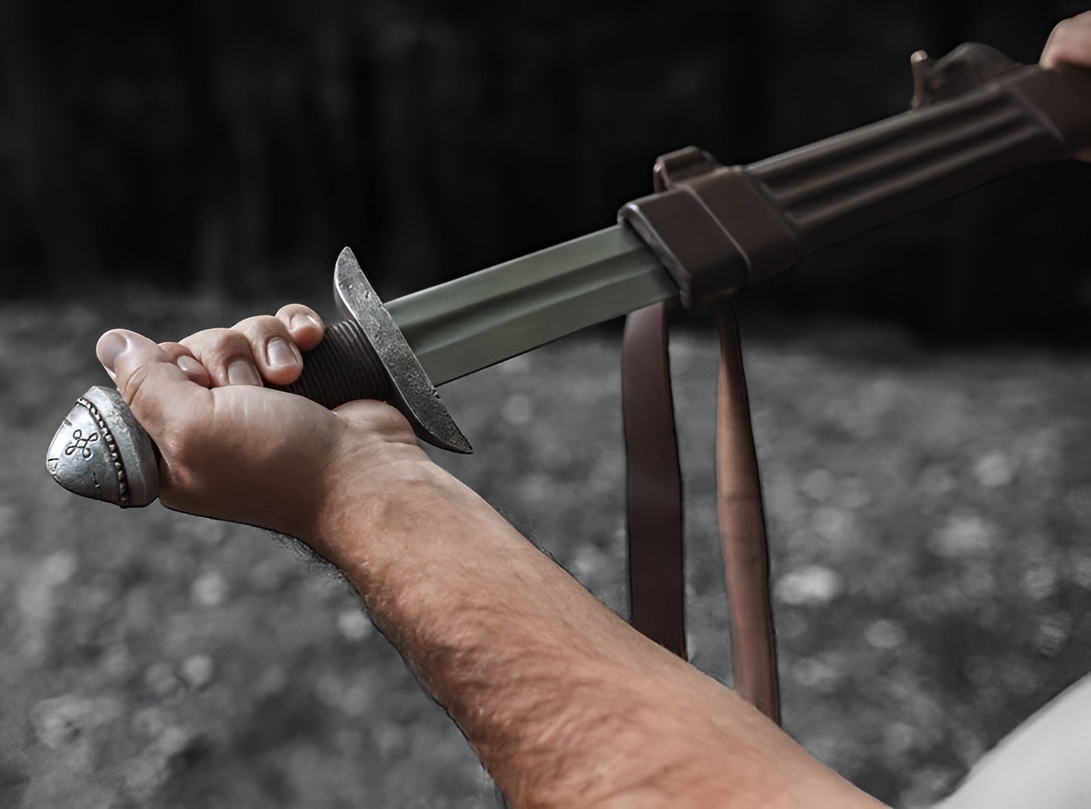 Hand Forged Viking Sword-king Ragnar Sword-witcher Sword-northman Sword ...