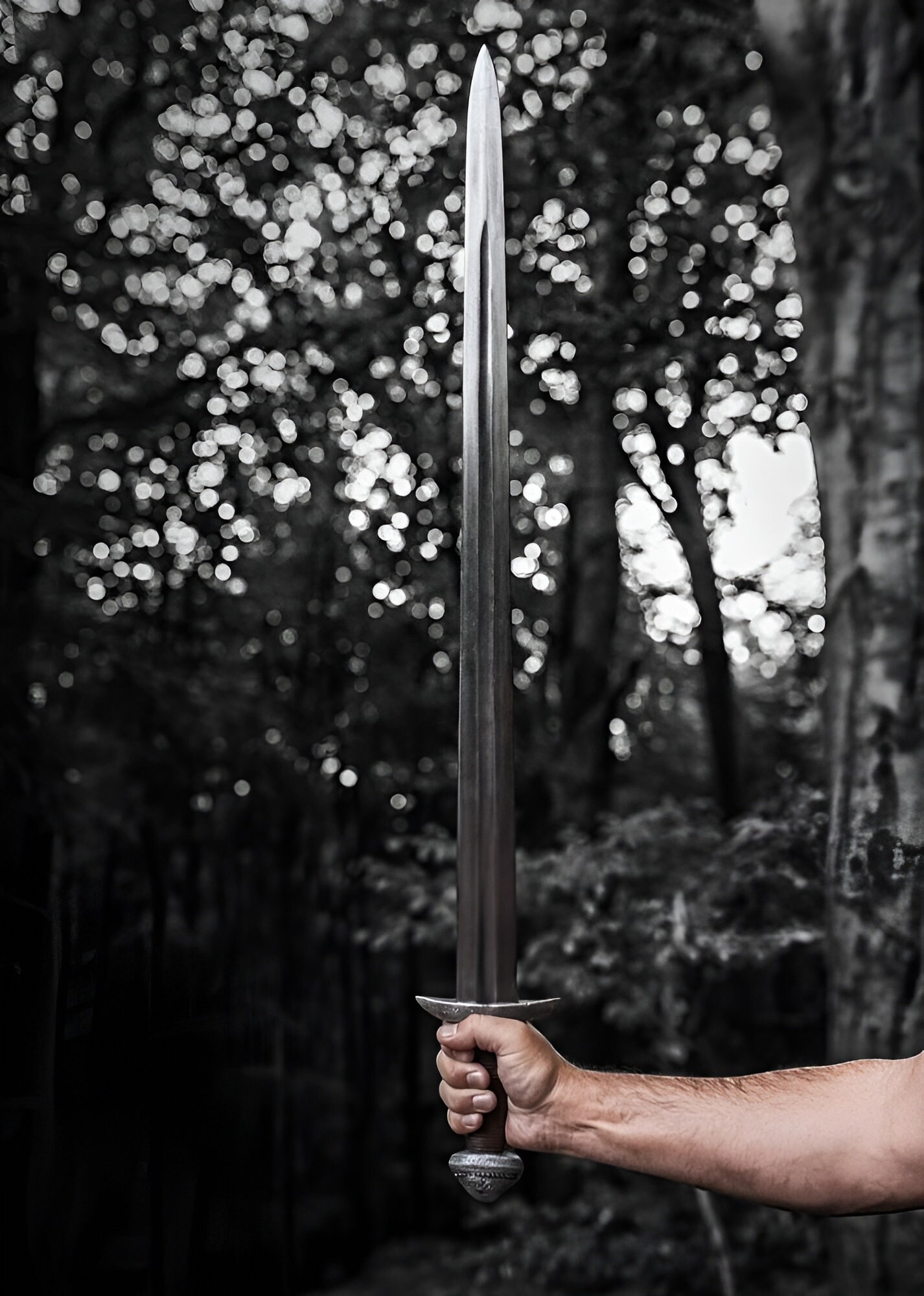 Hand Forged Viking Sword-king Ragnar Sword-witcher Sword-northman Sword ...