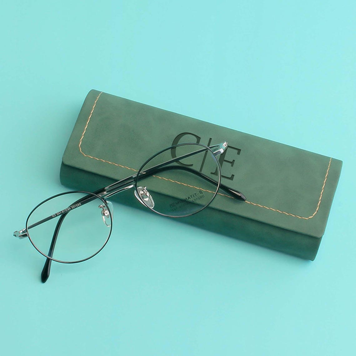 Personalized Glasses Case Sunglasses Holder Eyeglass Leather Carrying ...