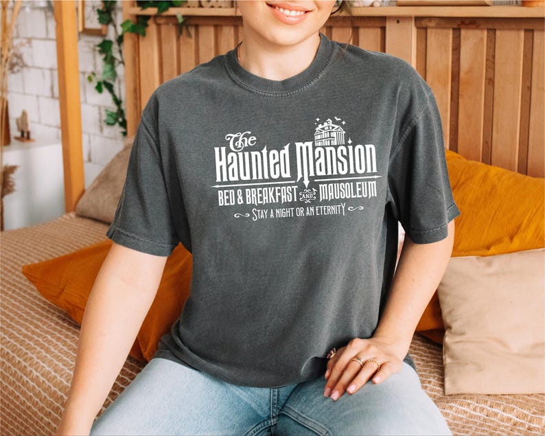 Disney the Haunted Mansion Halloween Shirt, Bed and Breakfast Shirt ...
