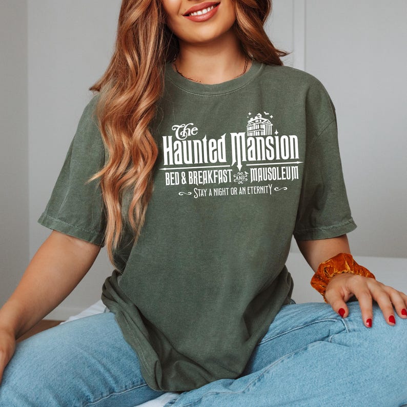 Disney the Haunted Mansion Halloween Shirt, Bed and Breakfast Shirt ...