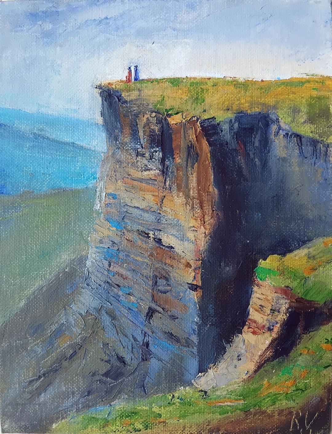 Isle of Skye Oil Painting: Scottish Highlands Landscape Art - Etsy