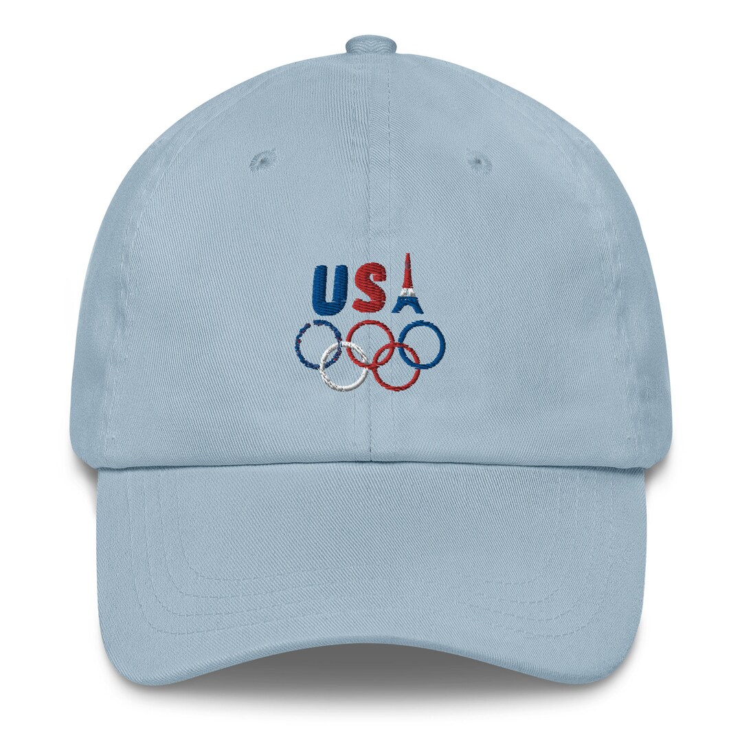 USA Olympics Hat for 2024 Paris Summer Olympics With Eiffel Tower - Etsy