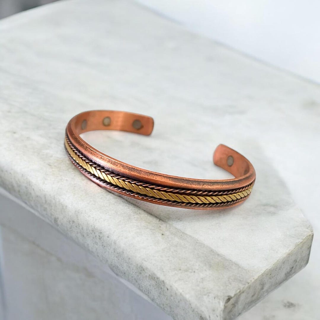 Copper Tensor Ring, Health Benefits, Adjustable Bracelet, Pure Copper ...