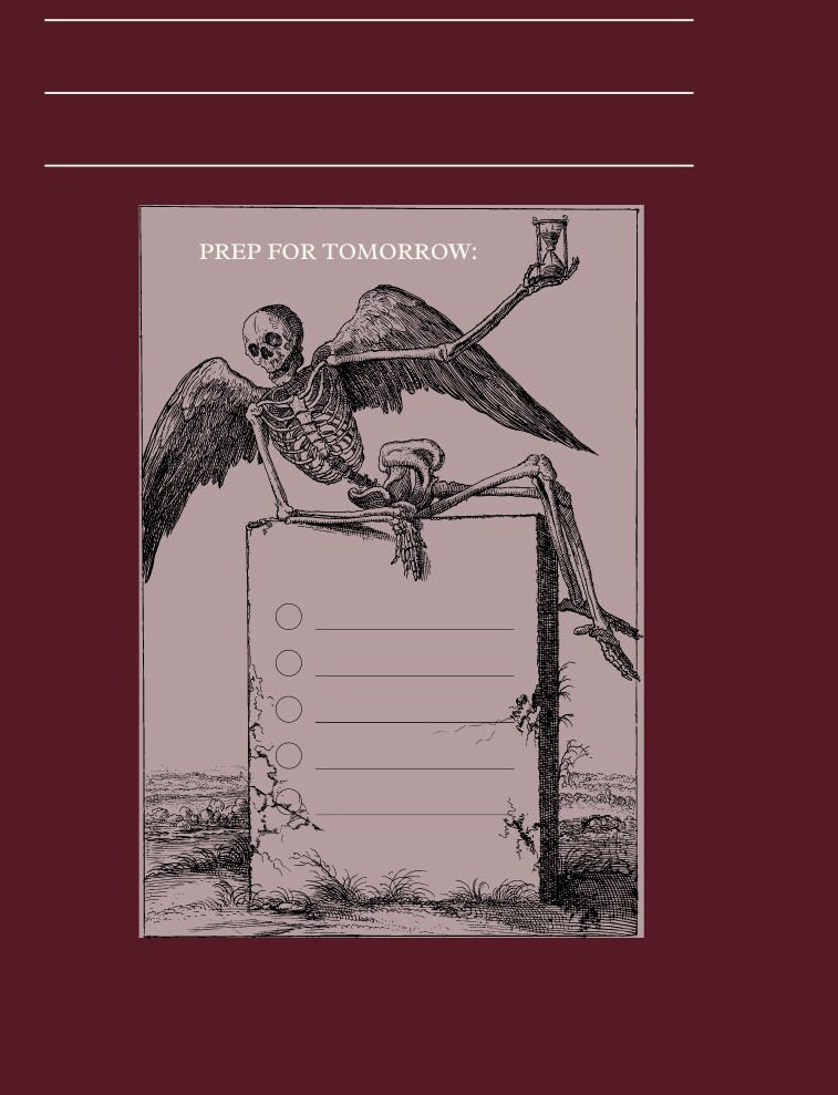 Planner Template Bundle - Soft Goth Aesthetic - Etsy