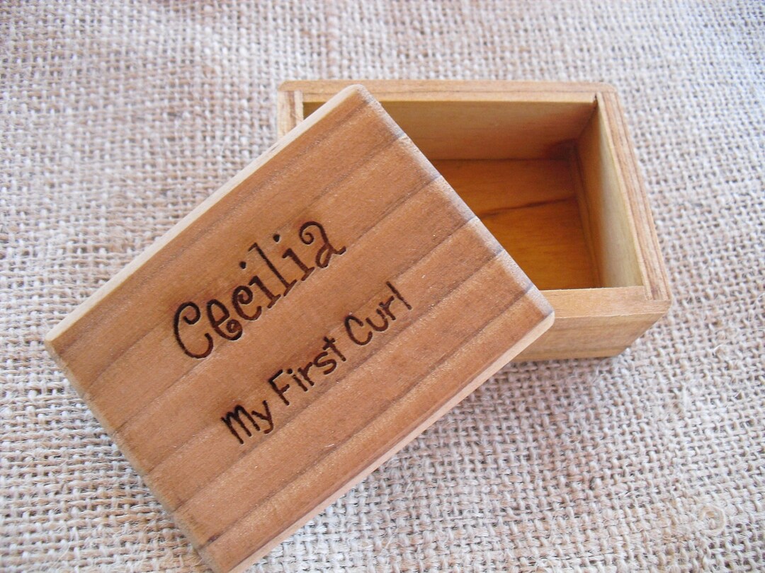 My First Curl Baby Keepsake Box Item 1449 - Etsy