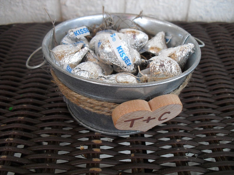 SET OF 10 Washtub Candy Pails Candy Container Favors or Candle - Etsy