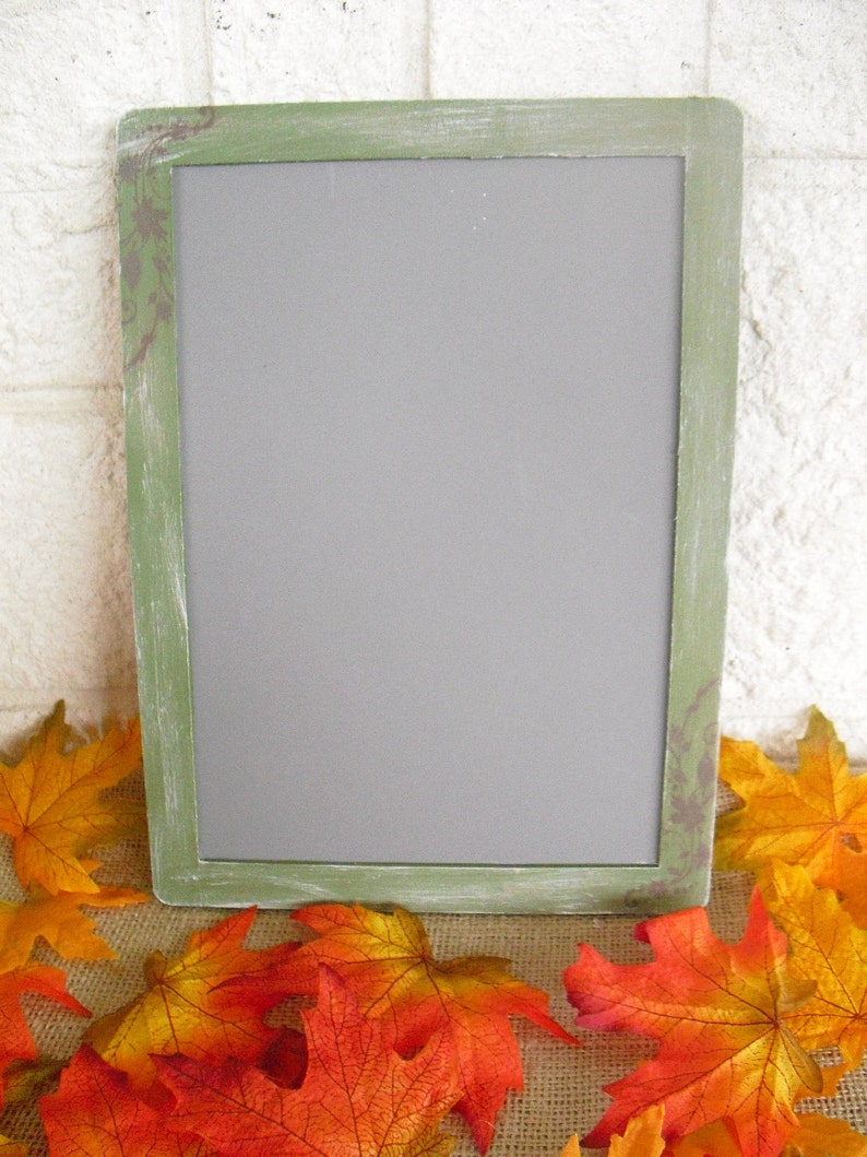 ONE LARGE Fall Shabby Chic Chalkboard for Signs and Table - Etsy