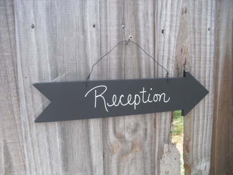 Chalkboard Arrow Wedding Sign Candy Bar Sign Party - Etsy
