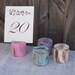 Shabby Chic Wood Table Number Holders you Choose Color Item 1018 - Etsy