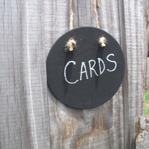 Hanging Circle Chalkboard Signs Item 1054 - Etsy