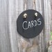 Hanging Circle Chalkboard Signs Item 1054 - Etsy