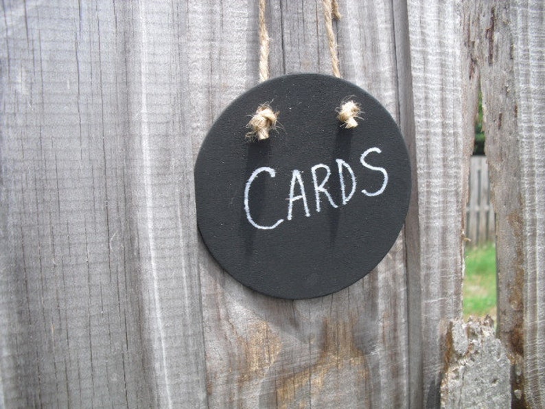 Hanging Circle Chalkboard Signs Item 1054 | Etsy