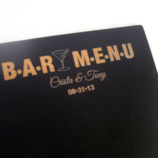 Chalkboard Bar Menu - Etsy