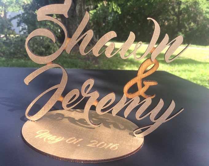 Cake Topper Personalized Cake Topper Item 1695 - Etsy