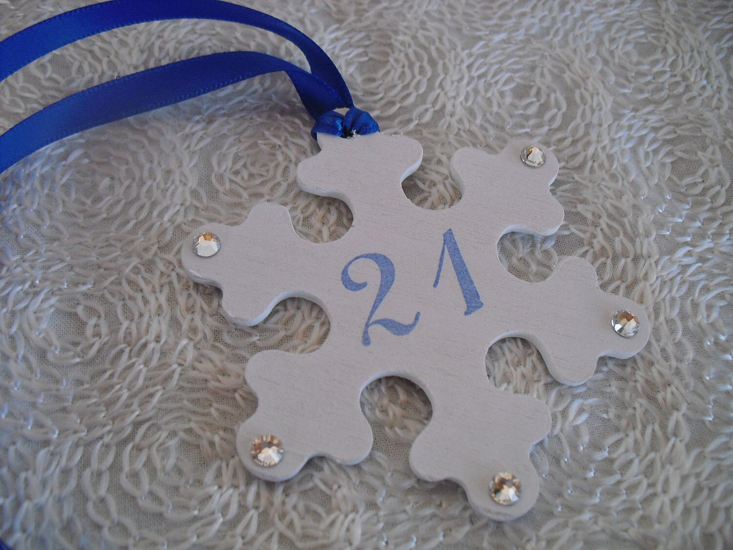 Hanging Snowflake Table Number Tags Item 1113 | Etsy