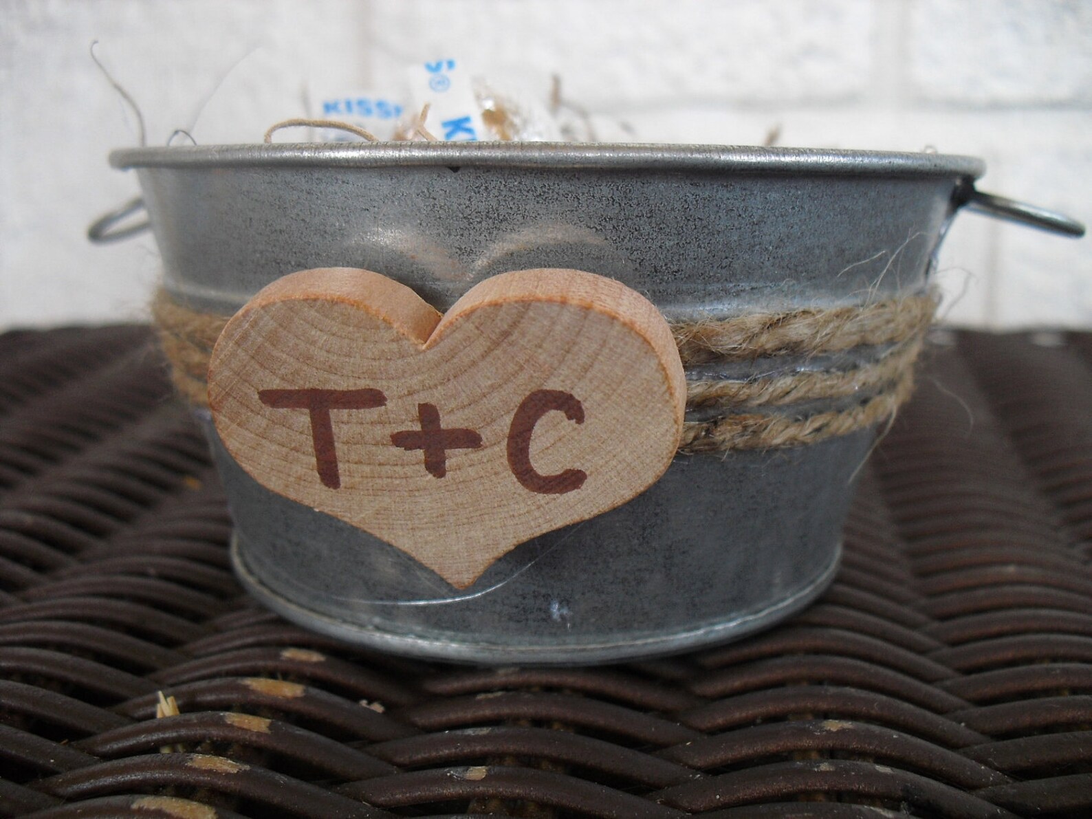 SET OF 10 Washtub Candy Pails Candy Container Favors or Candle - Etsy