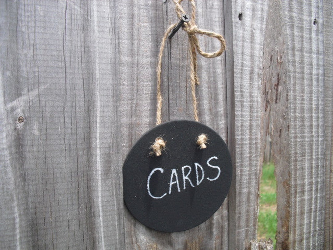 Hanging Circle Chalkboard Signs Item 1054 - Etsy