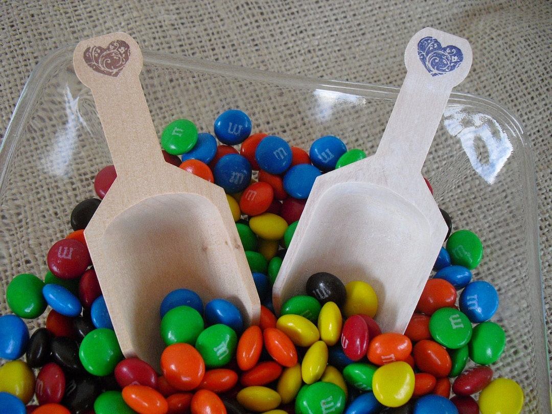 Candy Scoop Wood Scoop With Heart for Candy Buffets or Favors Item 1098 ...