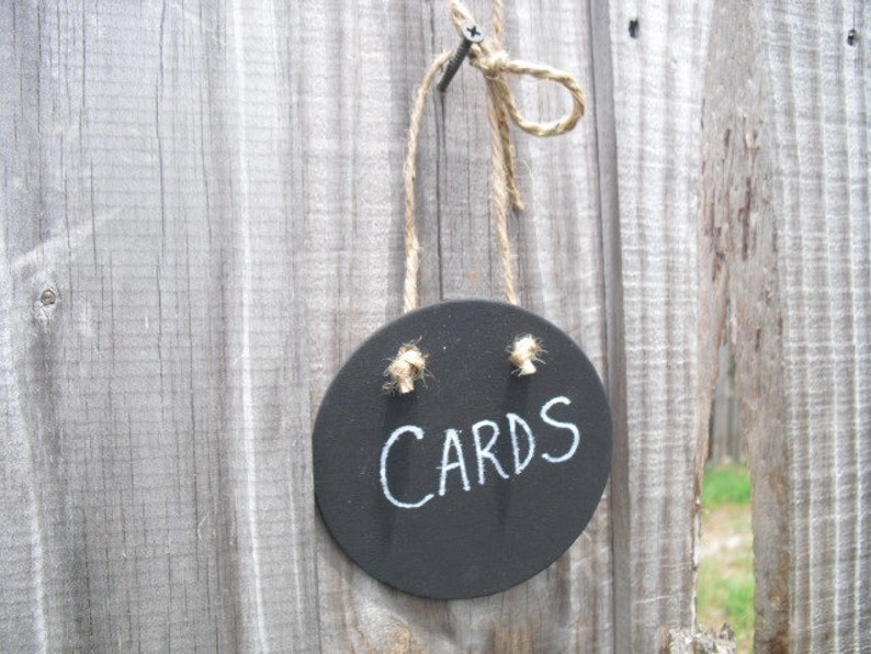 Hanging Circle Chalkboard Signs Item 1054 | Etsy