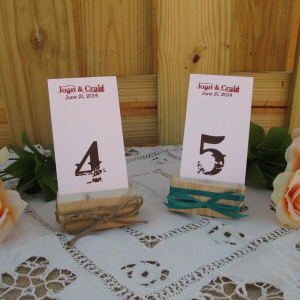 Wood Table Number - Etsy