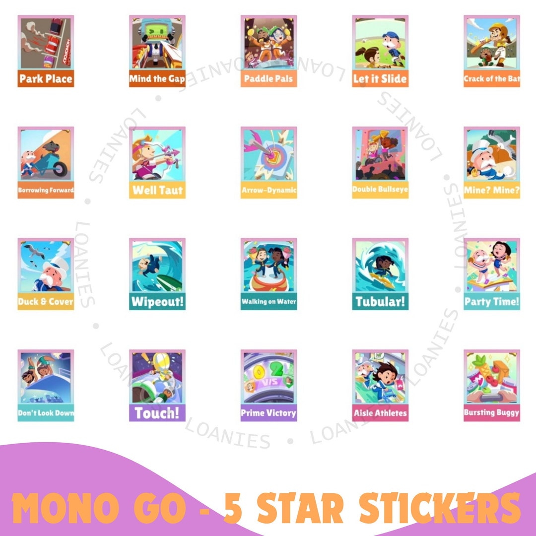 MOGO 5 Star Stickers A Digital Sticker Please Read the Item Description ...