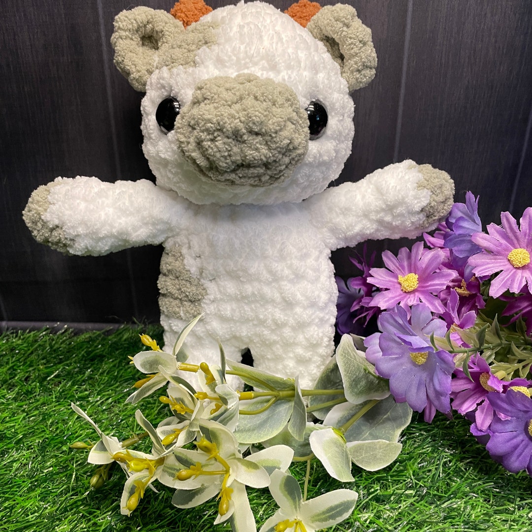 Mint Cow Crochet Stuffed Animal - Etsy