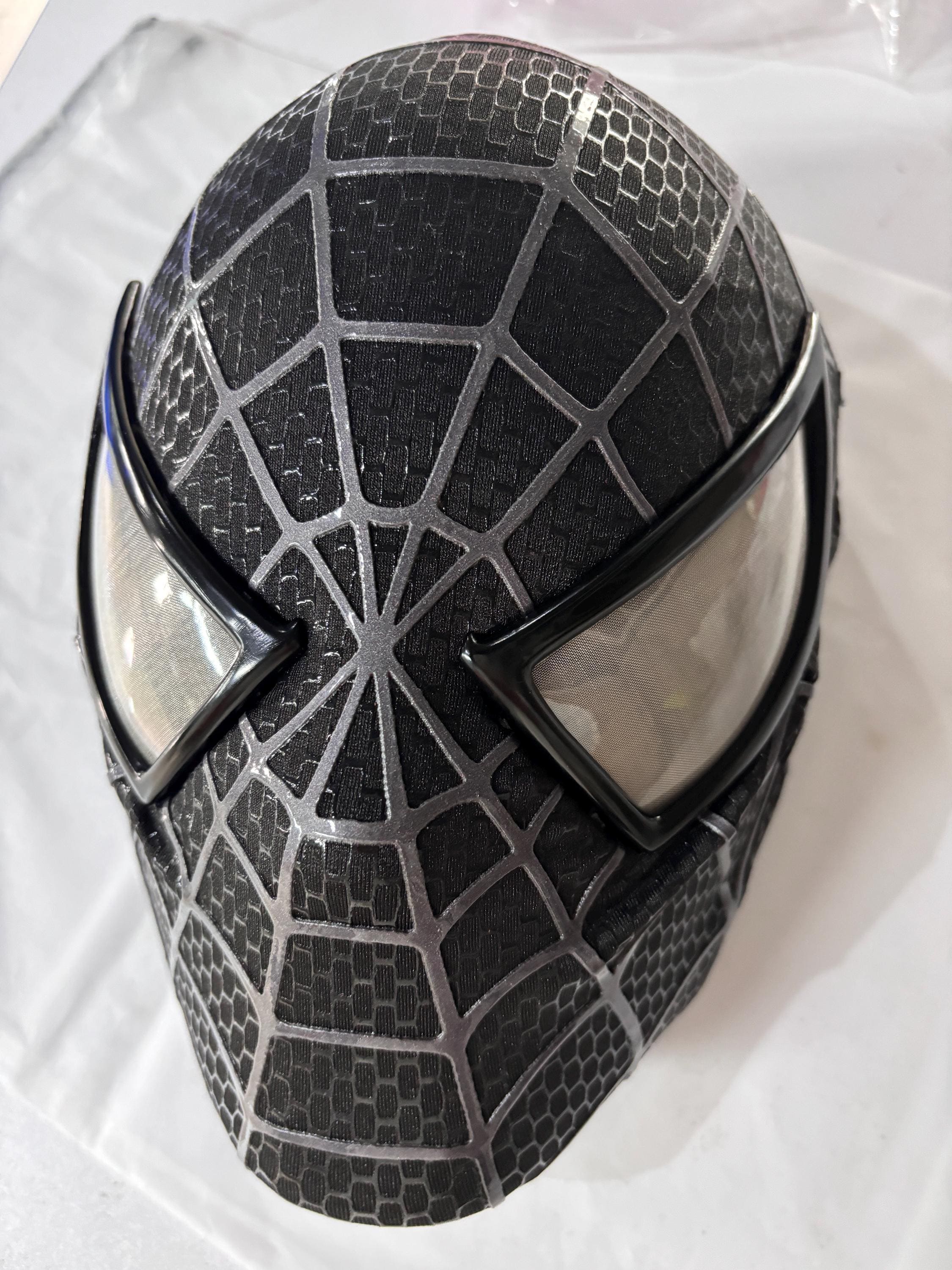 3D Printed Spiderman Faceshell Mask: Cosplay Prop, Movie Costume Helmet ...