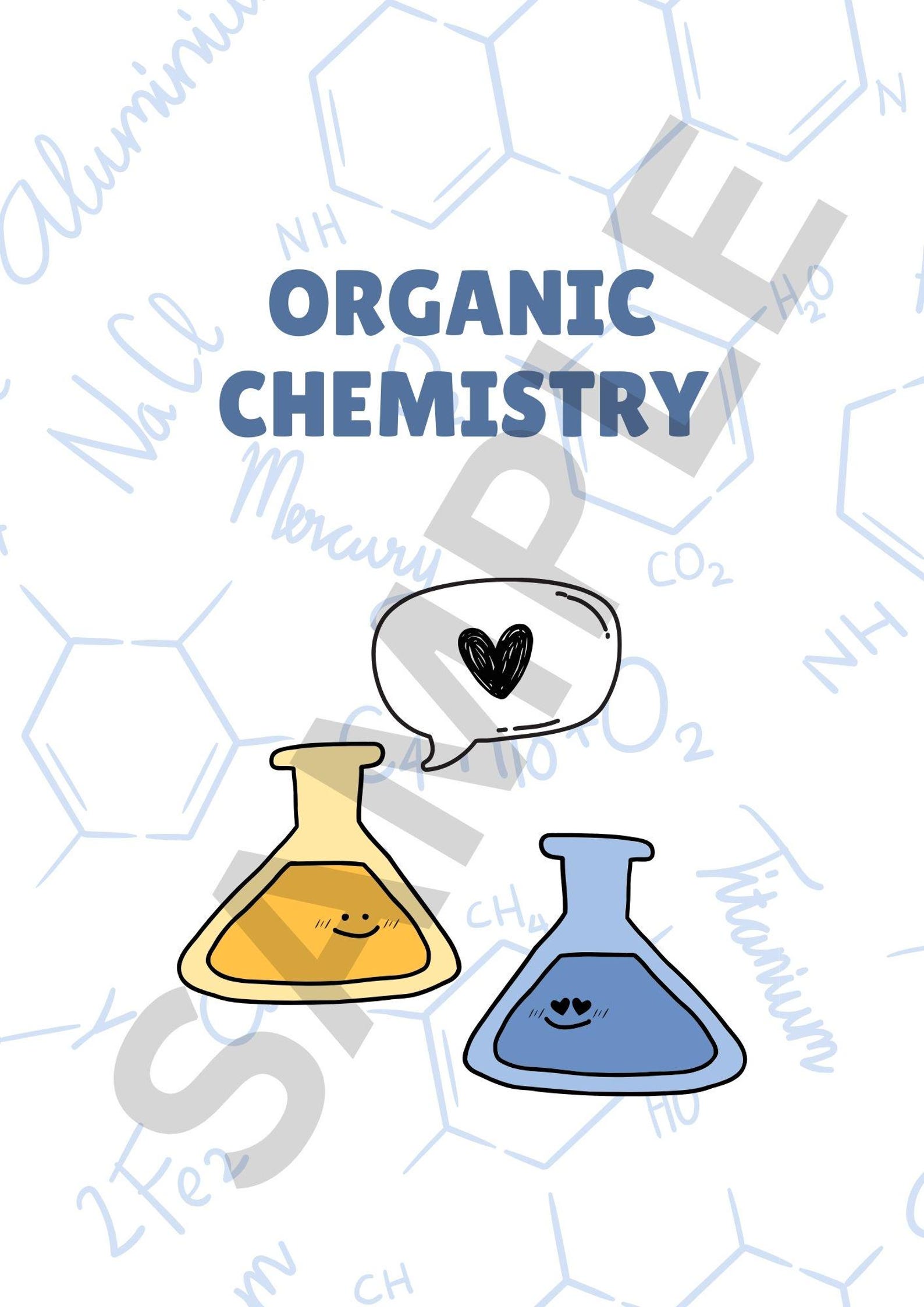 Organic Chemistry Note-taking Digital and Printable Templates for ...