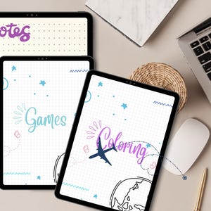 Goodnotes Travel Planner 2.0: Fun Games & Coloring (digital Download ...