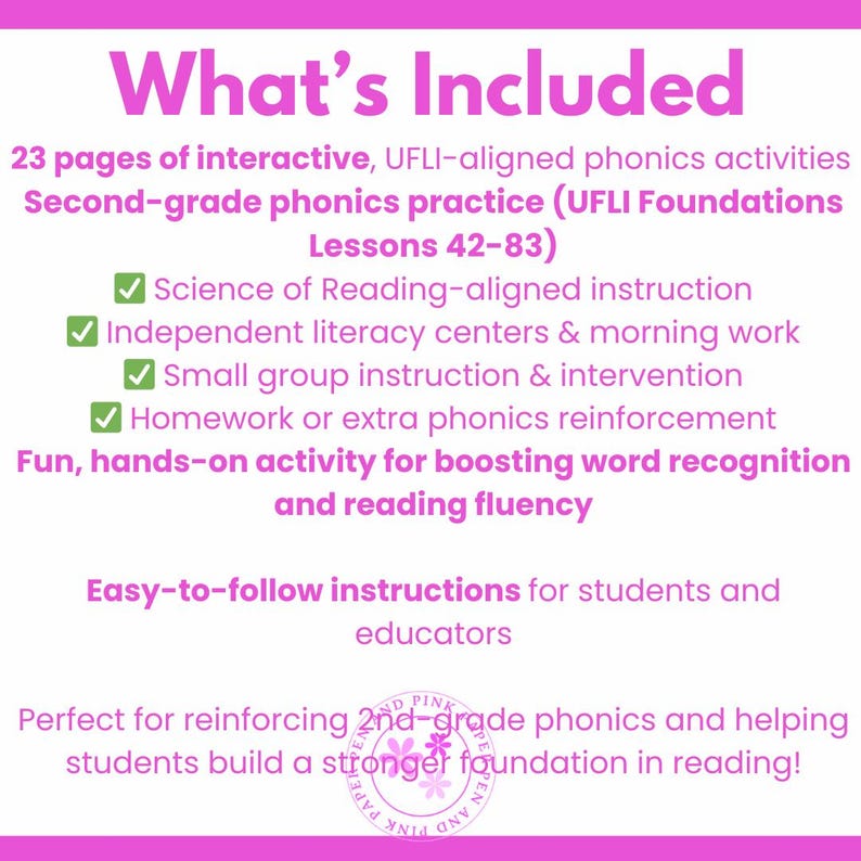 Ufli-aligned Phonics Word Wheel Activity (lessons 42-83, 2nd Grade) - Etsy