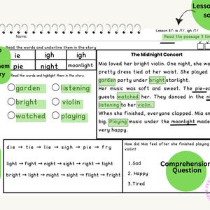 Ufli-aligned Fluency Practice Packet for 2nd Grade Lessons 71-98 - Etsy