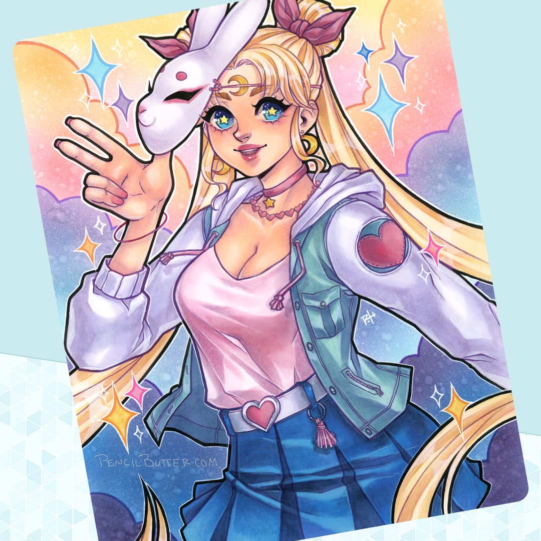 LARGE PRINT Usagi 8x10 - Etsy