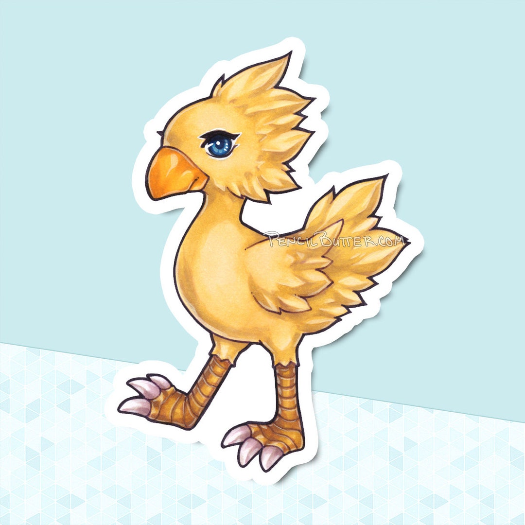 VINYL STICKER Chocobo Final Fantasy - Etsy