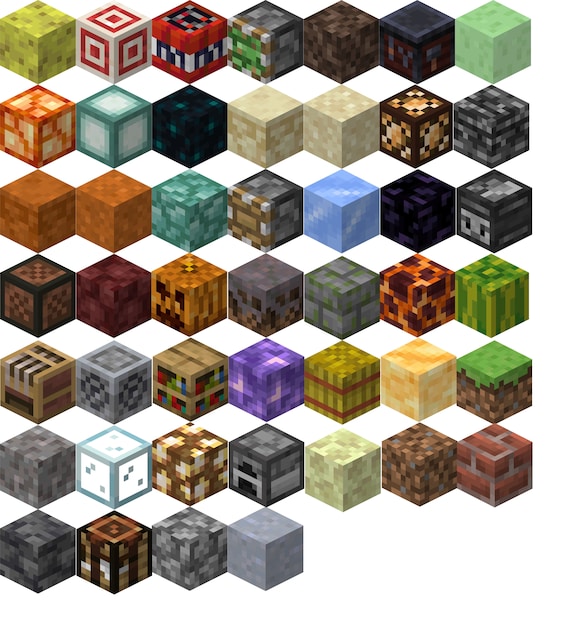 Minecraft Block Digital Art