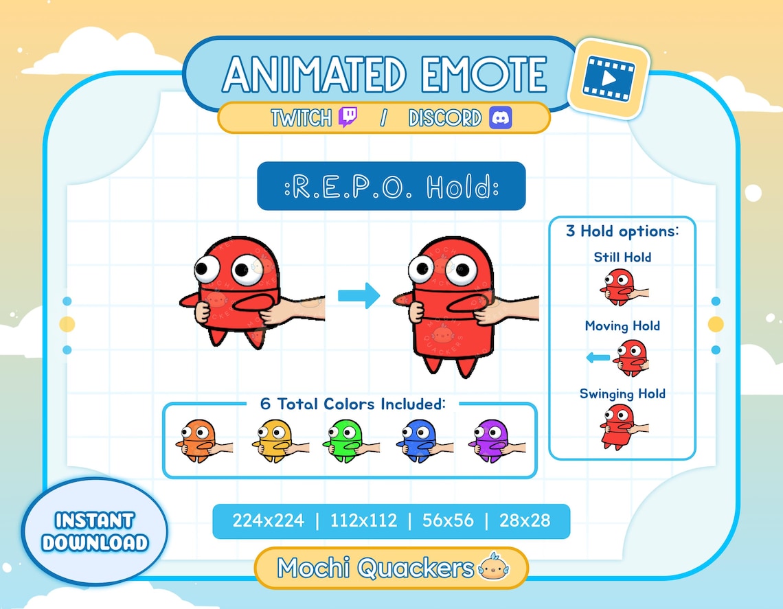 ANIMATED R.E.P.O. Emote | Uppies REPO Emote | Twitch Stream & Discord ...