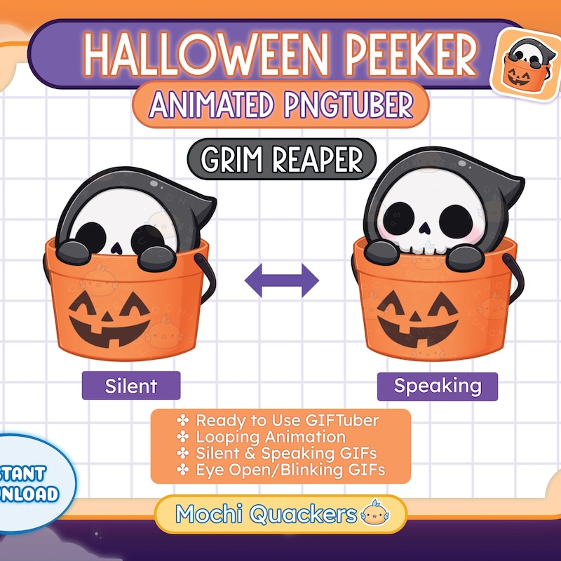 Grim Reaper Vtuber - Etsy