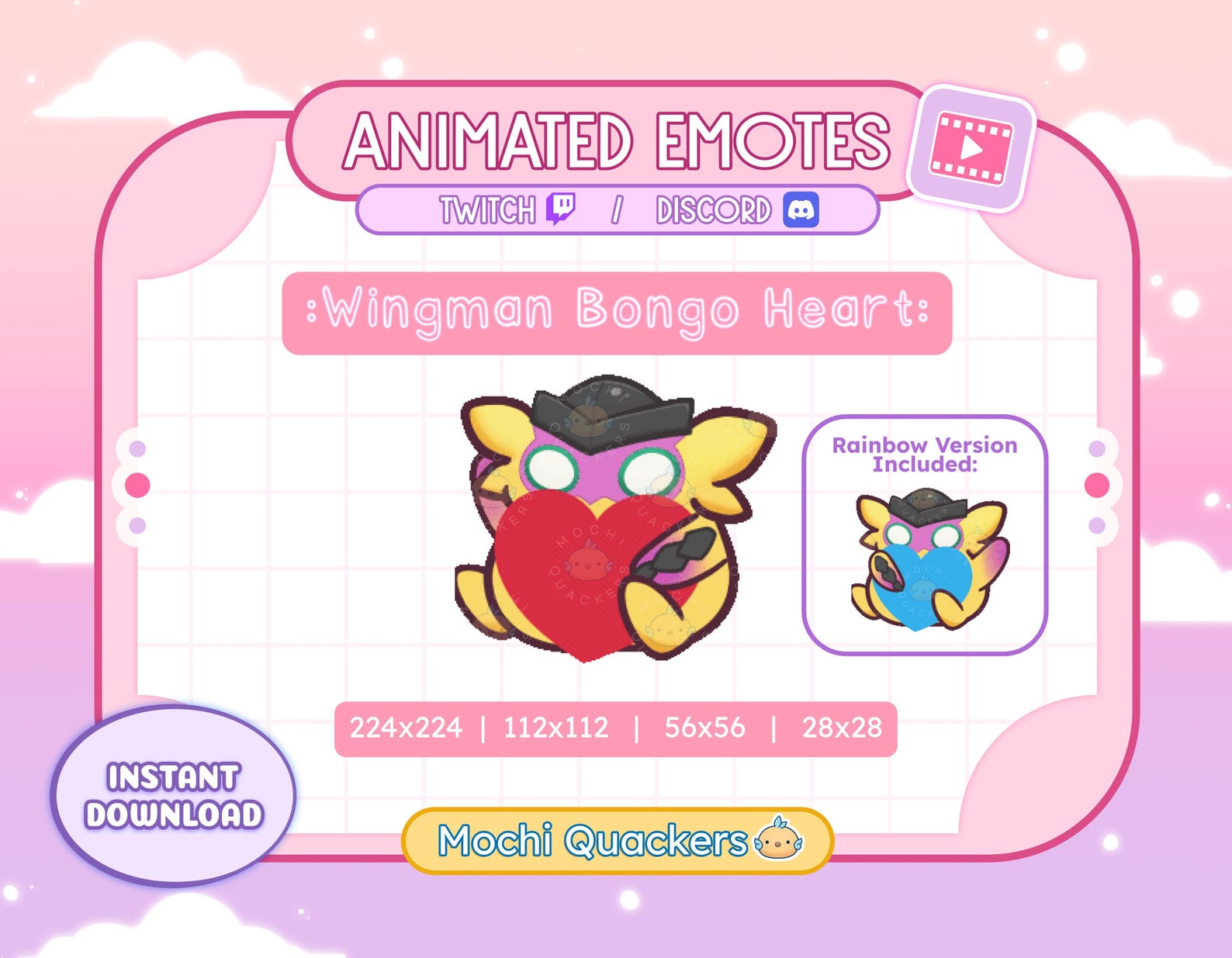 ANIMATED Emote | Valorant Wingman Heart Bongo | Valentines Kawaii Valo ...