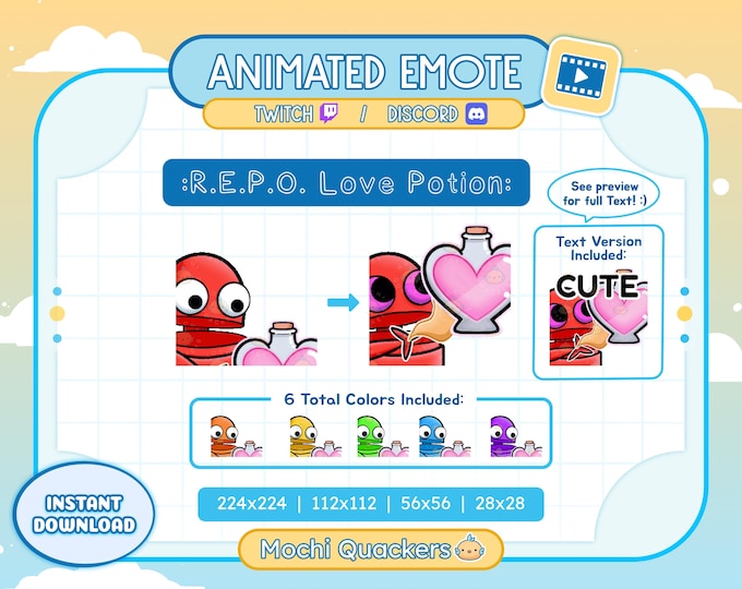 Animated Green REPO Pngtuber / Giftuber | 4 Expressions, Ready-to-use ...